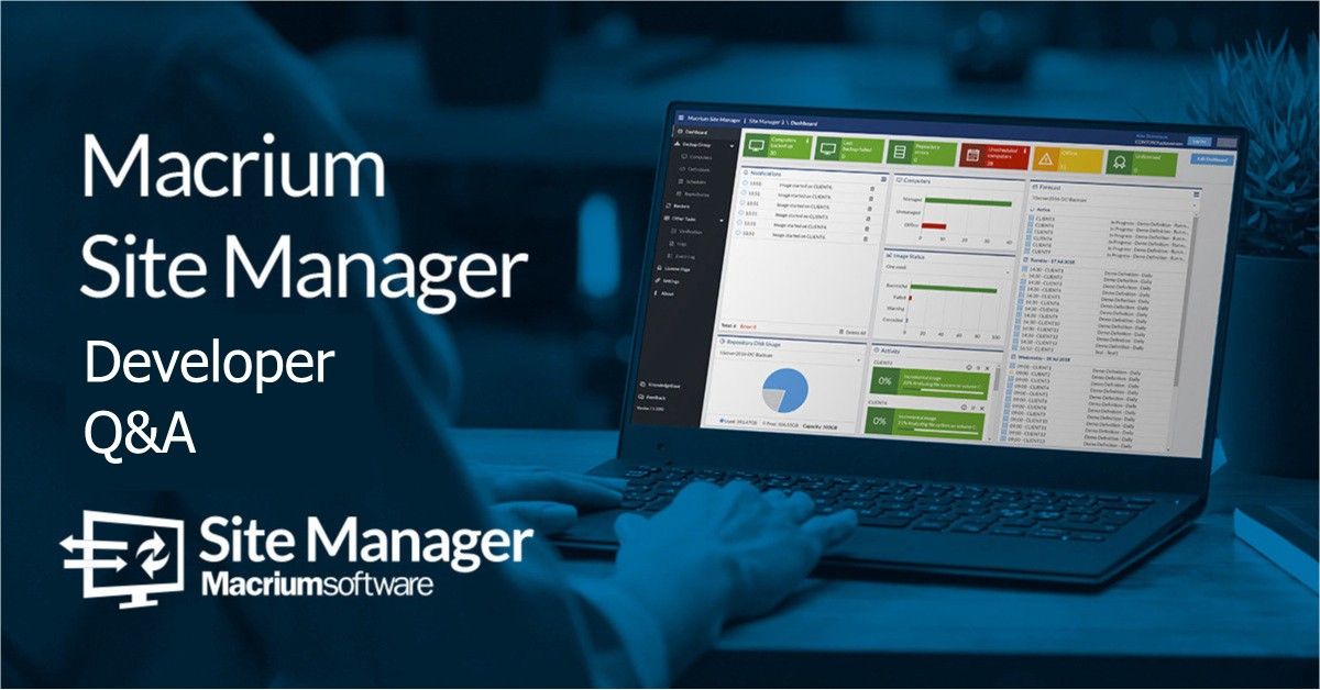 An inside look at Macrium Site manager